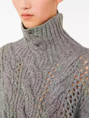 Sportmax Cable-knit Oversized Sweater