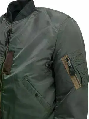BUZZ RICKSON'S Zip-fastening Bomber Jacket - Green