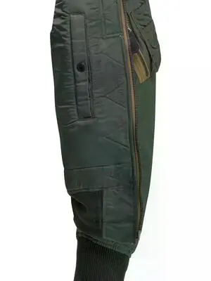 BUZZ RICKSON'S Zip-fastening Bomber Jacket - Green
