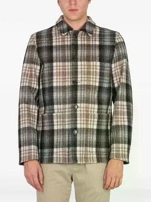Aspesi Tadao Check-pattern Shirt Jacket