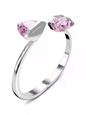 SWAROVSKI Droplet Bangle Bracelet - Silver