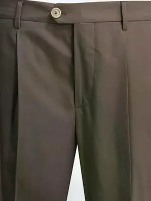 Brunello Cucinelli Pleated Trousers - Brown