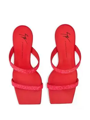 GIUSEPPE ZANOTTI Glitter Embellished Sandals