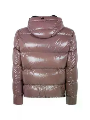 Herno Gloss-finish Padded Coat - Pink
