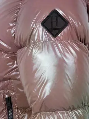Herno Gloss-finish Padded Coat - Pink
