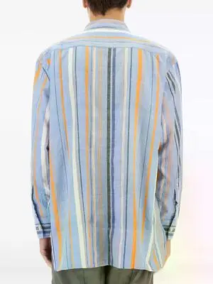 NIGEL CABOURN X Madras Striped Shirt