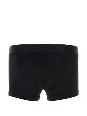 Emporio Armani Logo-waistband Boxers - Black