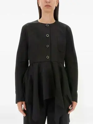 UMA WANG Koney Buttoned Peplum Shirt