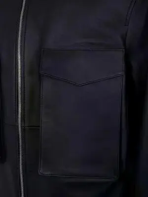 DESA 1972 Patch-pocket Leather Bomber Jacket
