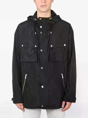 Balmain Hooded Jacket With Chest Pockets