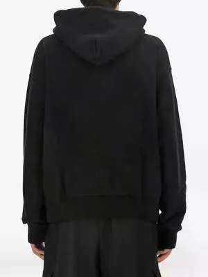 Off-White Logo-print Hoodie - Black