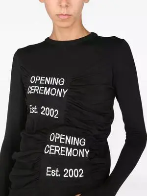 Opening Ceremony Long-sleeved T-shirt With Ruched Detail