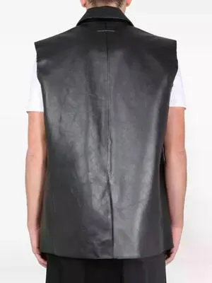 MAISON MARGIELA Leather Waistcoat