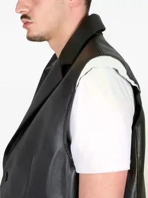 MAISON MARGIELA Leather Waistcoat