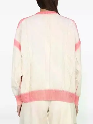 Palm Angels Palm-print Sweater - White