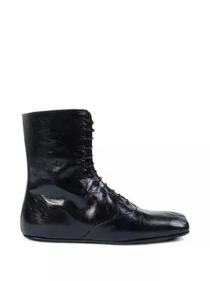 Leather Lace Boots