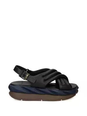 4CCCCEES Mellow Mana Criss-cross Sandals - Black