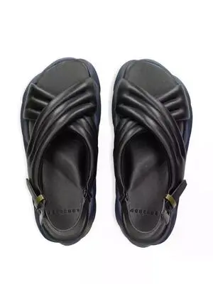 4CCCCEES Mellow Mana Criss-cross Sandals - Black