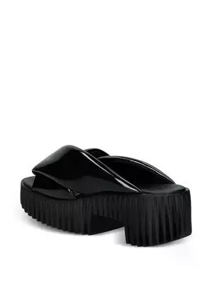 4CCCCEES Platform Sole Sandals - Black