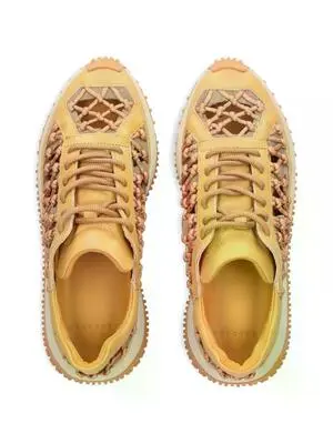 4CCCCEES Kapok Link Lattice-detail Sneakers - Neutrals