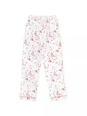 COZY CREW CLUB Christmas-print Pyjama Set