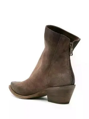 METISSE Rear-zip Pointed Boots