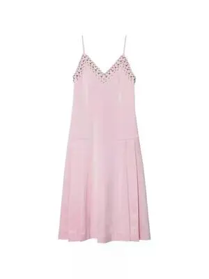 3.1 Phillip Lim Embellished Pleated Midi Dress - Pink