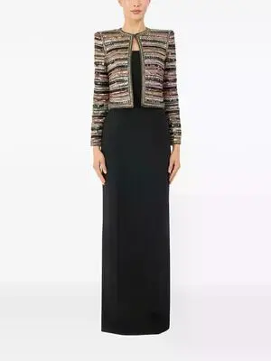 Jenny Packham Alma Beaded Jacket - Black