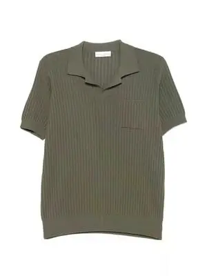 ROBERTO COLLINA Ribbed Pocket T-shirt - Green