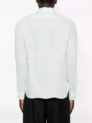 120% Lino Collared Shirt - Blue