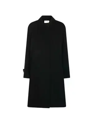 THE ROW Buttoned Wool Coat - Blue