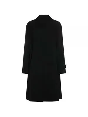 THE ROW Buttoned Wool Coat - Blue