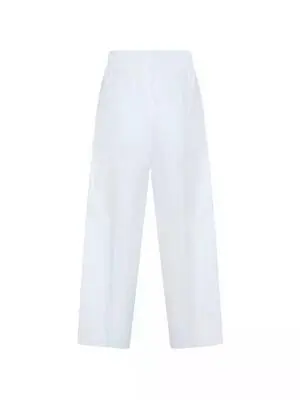 Antonelli Firenze Elasticated Wide Leg Trousers - White