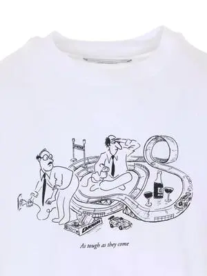 EDMMOND STUDIOS Scalextric Graphic-print Crew-neck T-shirt - White