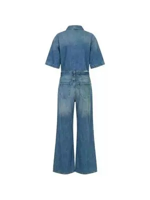 ICON DENIM LOS ANGELES Duna Belted Denim Jumpsuit