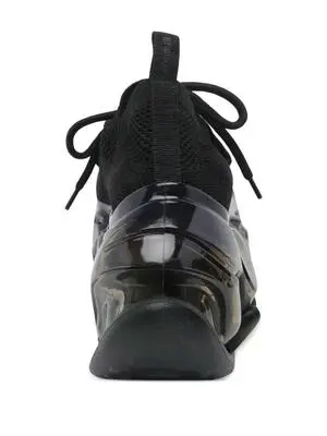 GROUNDS Skyscraper Lace-up Sneakers - Black