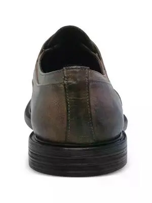 PAWELK'S Leather Derby Shoes - Brown