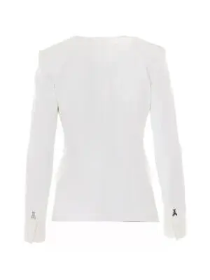 Patrizia Pepe V-neck Single-breasted Blazer - White