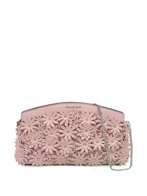 Michael Kors Floral-appliqué Shoulder Bag - Pink
