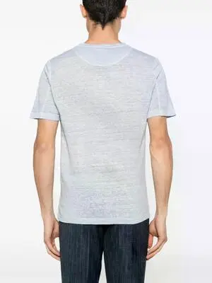 120% Lino Crew-neck T-shirt