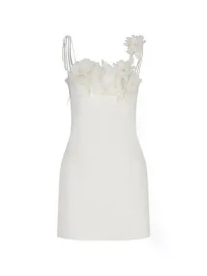 David Koma Flower-embroidered Mini Dress