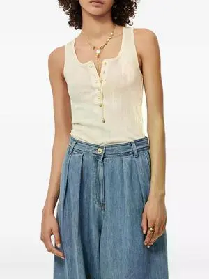 SESSUN Buttoned Tank Top