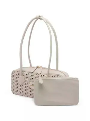 LA CARRIE Woven Zipped Shoulder Bag