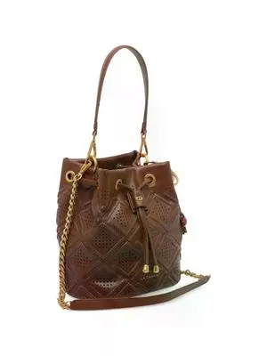 LA CARRIE Labyrinth Bucket Bag - Brown
