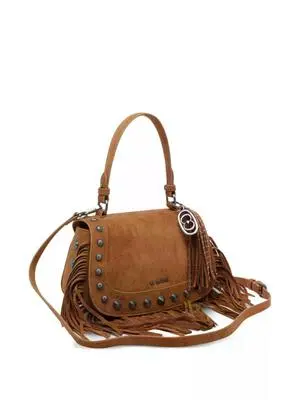 LA CARRIE Fringe Shoulder Bag - Brown