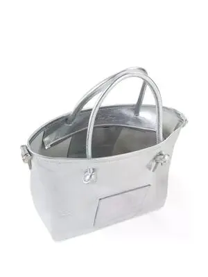V°73 Logo-patch Tote - Silver