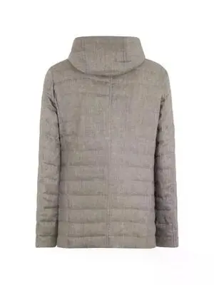 Herno Hooded Blazer With Flap-pockets - Grey