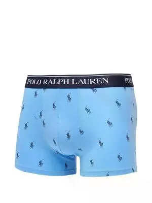 Polo Ralph Lauren Logo-waistband Trunks - Blue