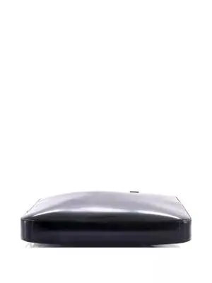 Prada Convertible Zip Around Briefcase Brushed Leather Medium
