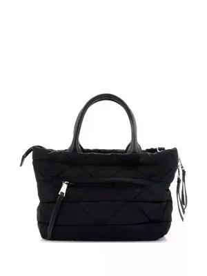 Prada Padded Quilted Re-nylon Leather Satchel